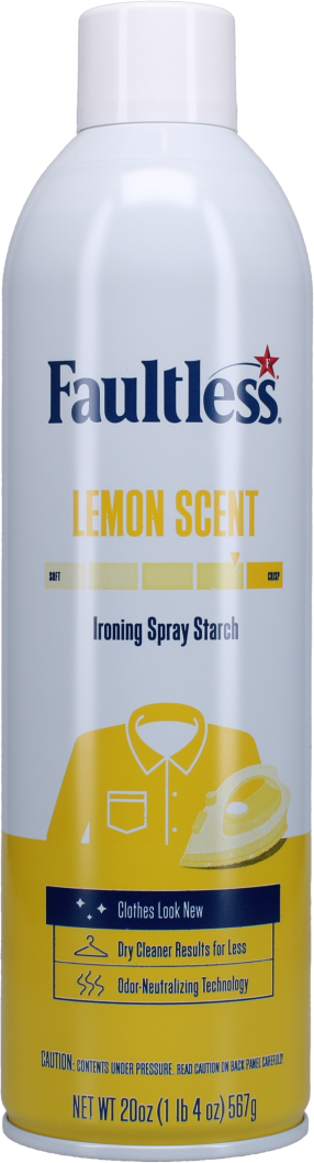 Faultless Lemon Scent Ironing Spray Starch - Fabric Care | Faultless Brands